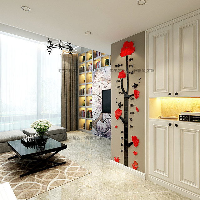 Dashu children's room height stereo wall sticker 3D acrylic cartoon ...