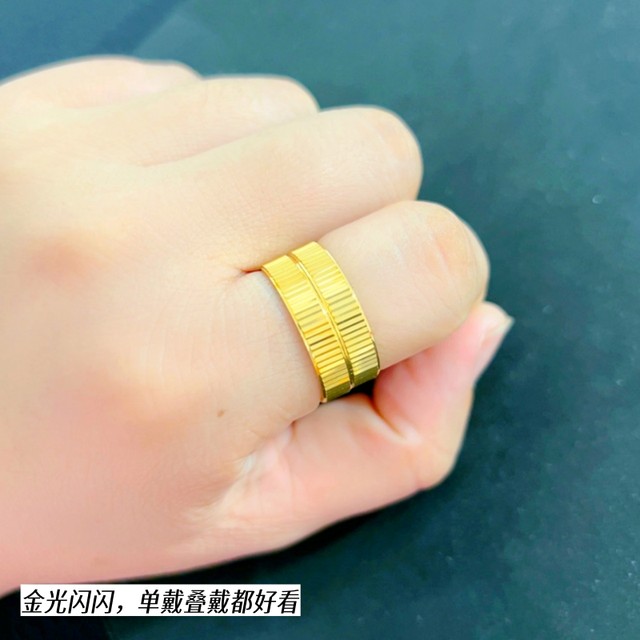 Ancient French rings for women, light luxury, simple design, men's and women's models ...