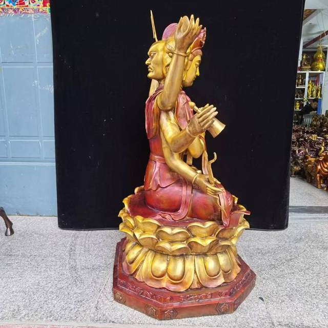 Pure bronze Doumu Yuanjun Ziguo Virgin Four Royal Beidou Seven Stars of ...
