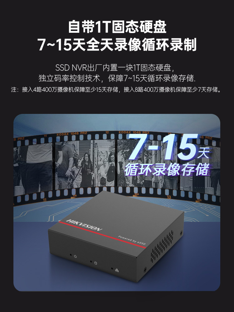 Haikang festplatten-videorecorder 4 8-kanal-netzwerk-nvr-solid-state ...