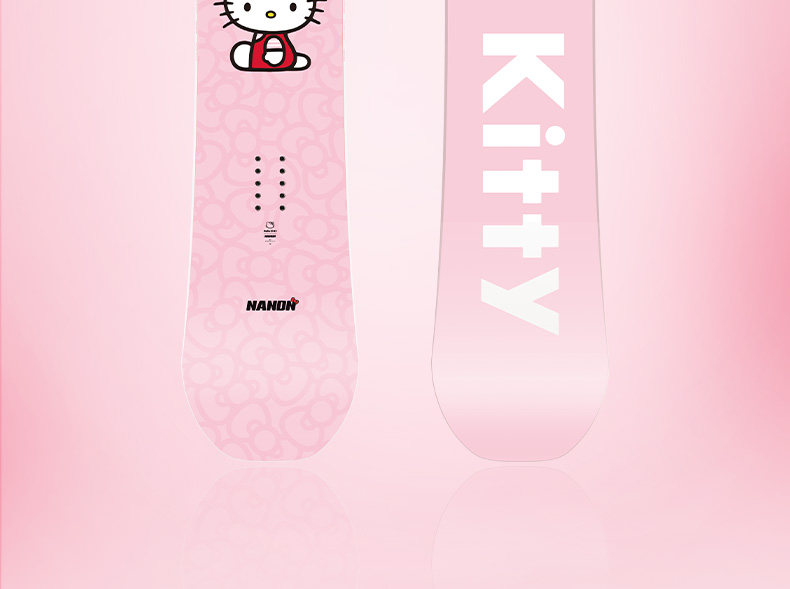 Hello Kitty x Nanen Snowboard - Adult Carved Sintered Board for Men and ...