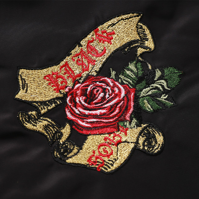 oniarai ghost wash 21SS trendy brand gothic rose embroidery print men's ...