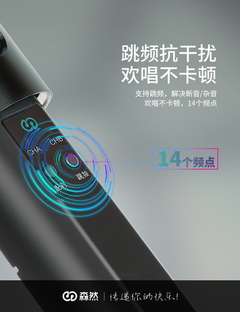 Senran Wireless Microphone Live Broadcast Special Dual Wireless ...