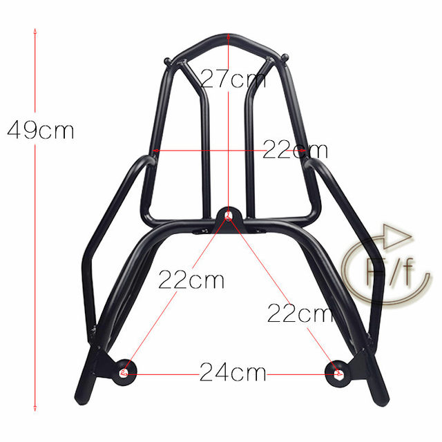 Electric motorcycle ghost fire three generation rear tail rack joint ...