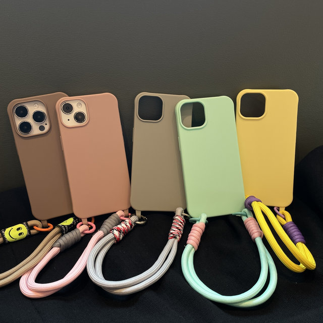 Niche original built -in hook Simple hand rope is suitable for Apple 15 ...