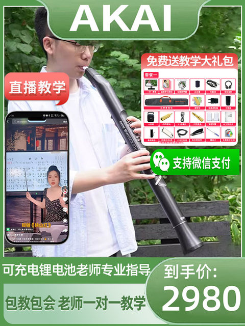 Akai Yajia 5000 electric blowpipe solo electronic wind instrument ...