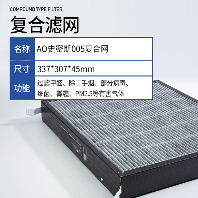 Adapted to Smith air purifier PF-001 primary filter KJ400F/420/560/450 ...