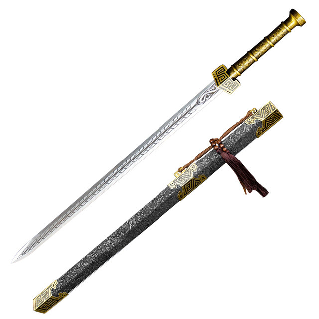 The King of Qin's Sword, long ancient style sword, high manganese steel ...