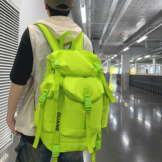 Trendy brand functional backpack large capacity outdoor mountaineering ...