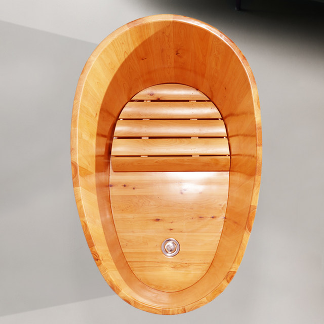 Paintless bath barrel wooden tub bath tub cedar wood bath tub adult ...