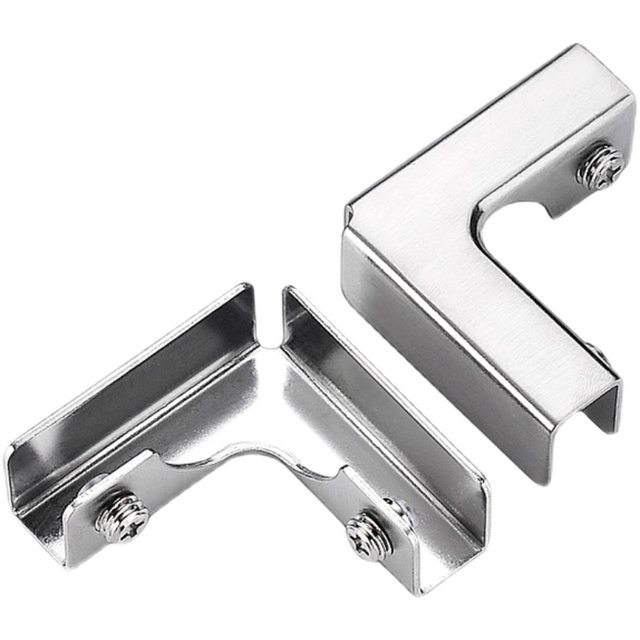 304 stainless steel right-angle corner groove T cross L-shaped glass ...