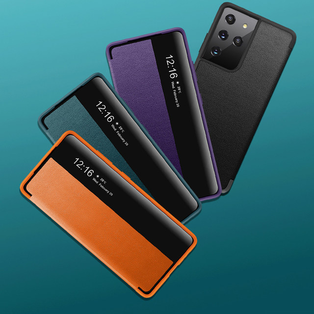 Samsung S20 mobile phone case S20+flip S20ULTRA protection S20Fe plain ...