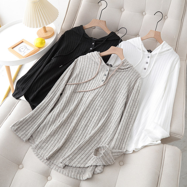 Spring and Autumn Korean version of the new bottom shirt 200jin [Jin is ...