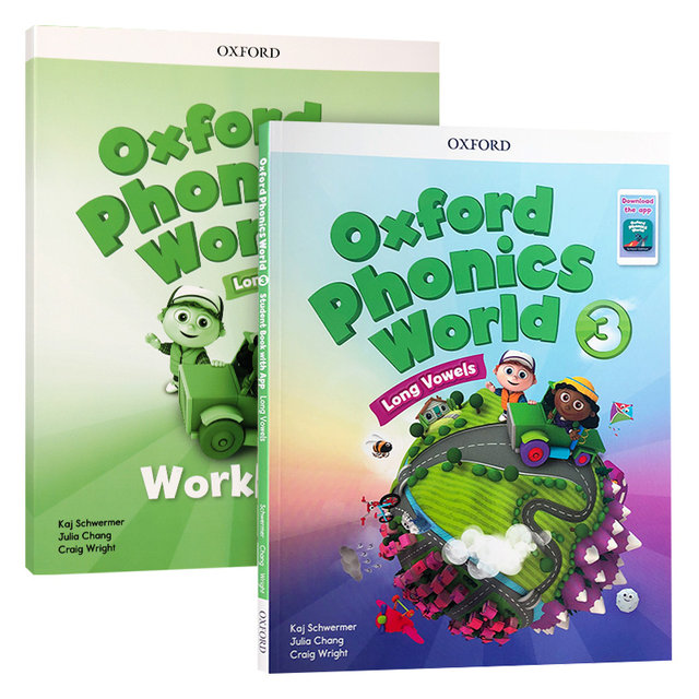 Oxford Phonics World 3 level textbook + exercise book English original ...