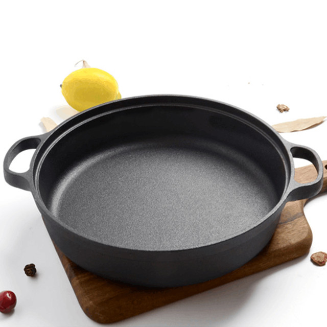 Thickened cast iron pot, non-stick frying pan, fried pancake pan ...