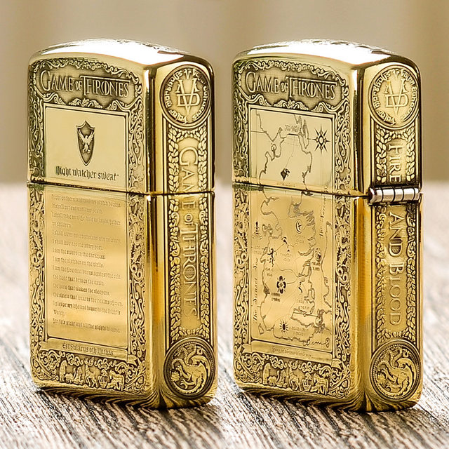 Playing a lighter zippo genuine ice and fire song Zoop windproof coal ...