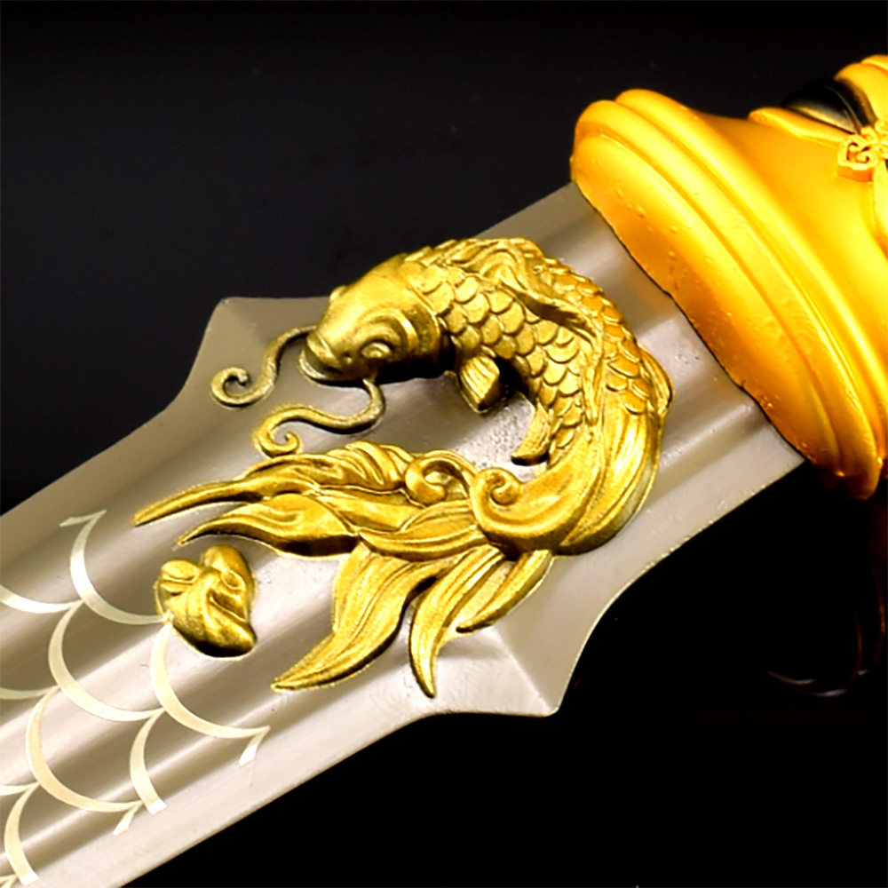 26cm ancient Chinese cold weapon all metal weapon model fish intestine ...