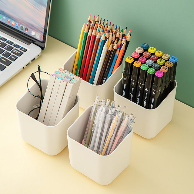 Wall-mounted pen holder storage box color pen marker pen pencil color ...