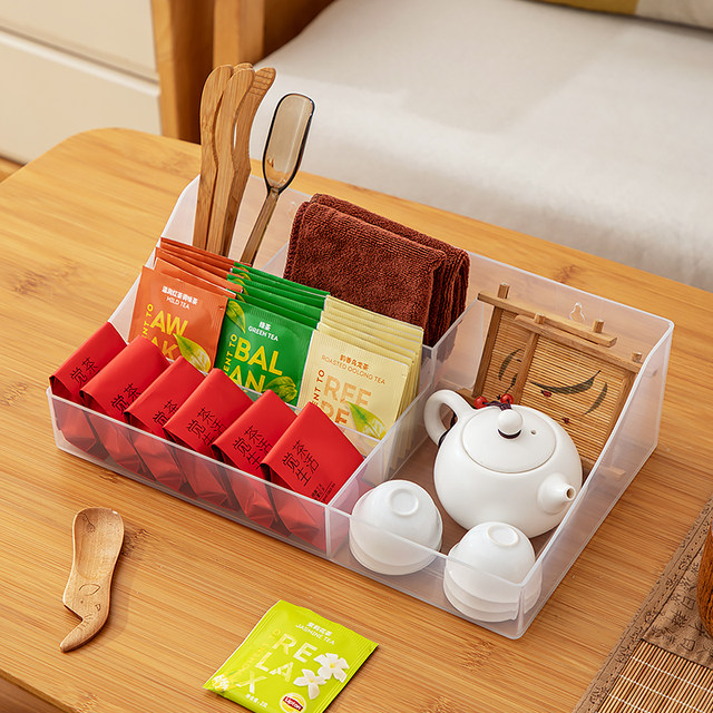 Tea bag storage box tea set tea cup desktop storage coffee table 功 壶 壶 cup