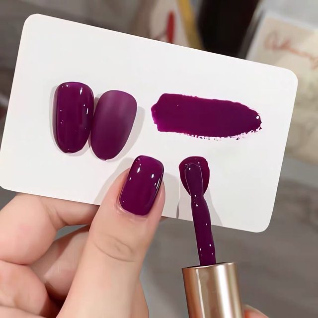 Blackcurrant Grape Purple Nail Polish Gel 2025 Spring/Summer New Two ...