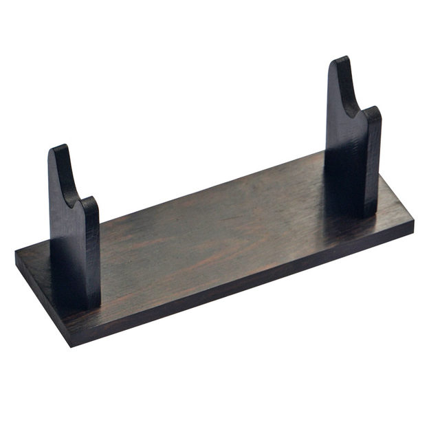 Black sandalwood vertical mini desktop bracket sword bracket solid wood ...