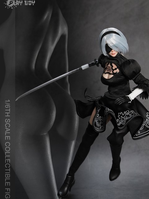 Play TOY 1/6 P021 sexy human -shaped robot 2B can move women puppet receipt orders