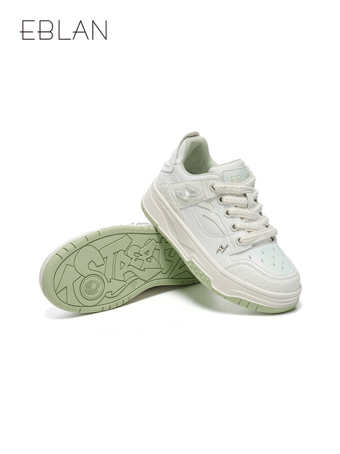 EBLAN/Yiban thick-soled height-increasing sneakers for women 2025 ...