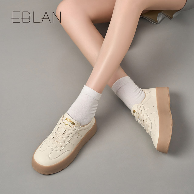 Eblan/Yidan thick bottom height board shoes 2025 spring new fashion ...