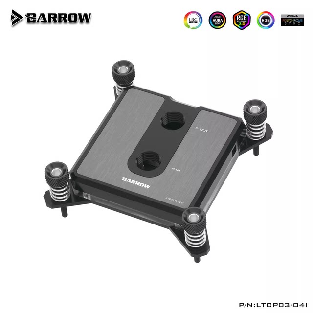 BARROW Intel platform AMD jet type micro -water channel pure copper CPU ...