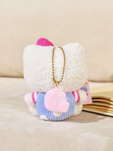 Japan's Sanrio genuine polar fleece hellokitty Hello Kitty kt cat doll doll plush bag pendant