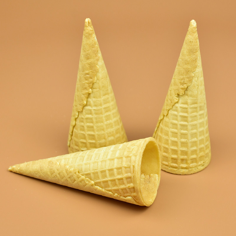Crispy Cone Ice Cream Cone - Waffle Cone Shell Ice Cream Egg Tray Cone ...