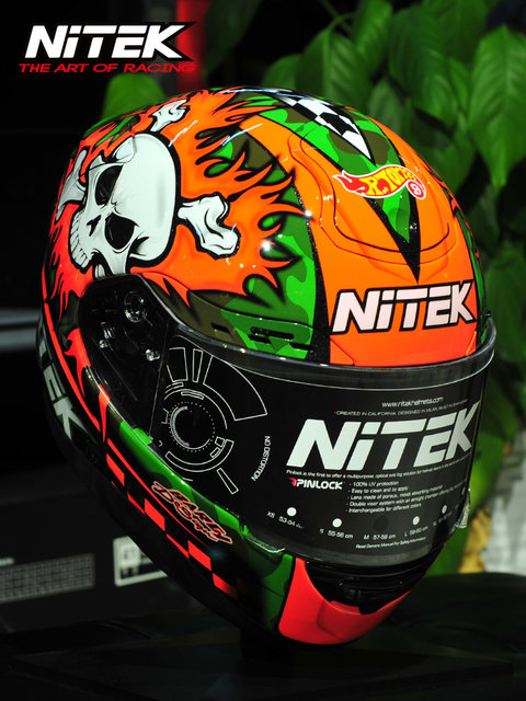 American NITEK helmet carbon fiber motorcycle full helmet full ...