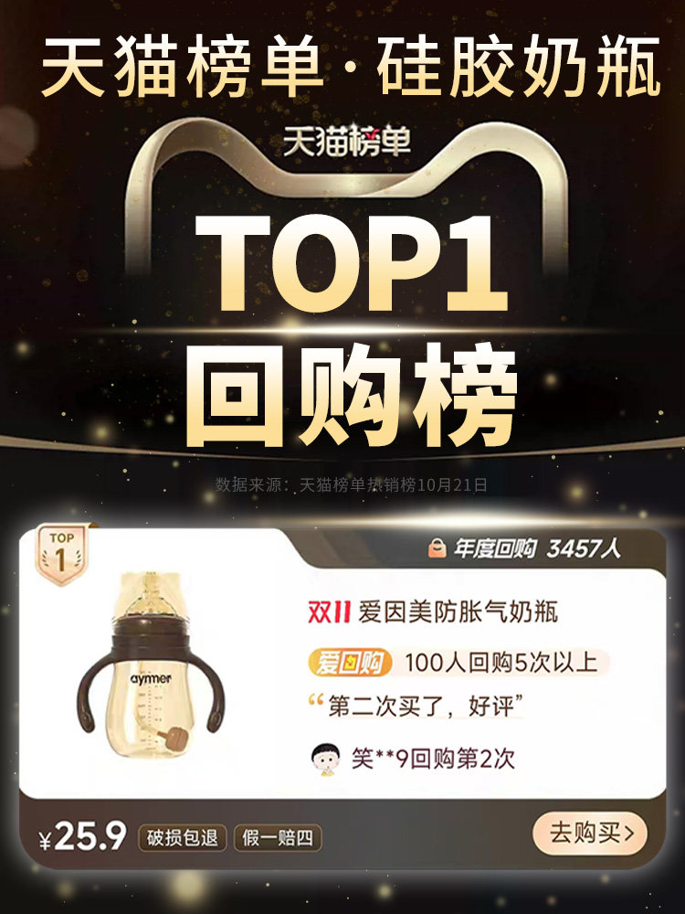 Biberon Einmay 300ml - Biberon con Cannuccia in Silicone Anti-Coliche ...