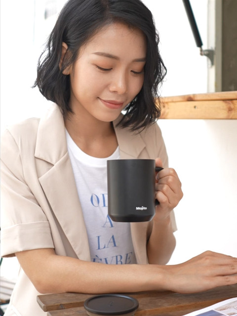 mojito stainless steel mug with lid insulated coffee cup office boy and ...