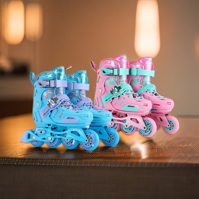 Professional children's roller skates, in-line roller skates for boys ...