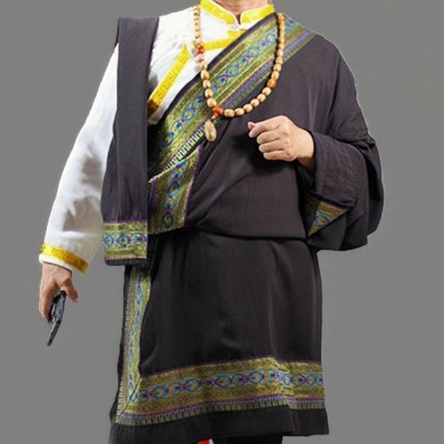 Tibetan Tibetan robe men's clothing 2024 new Kham men's Tibetan ...