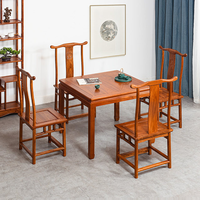 Mahogany Eight Immortals table Chinese solid wood dining table and ...