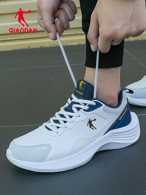 China Jordan men's shoes spring leather waterproof official flagship ...