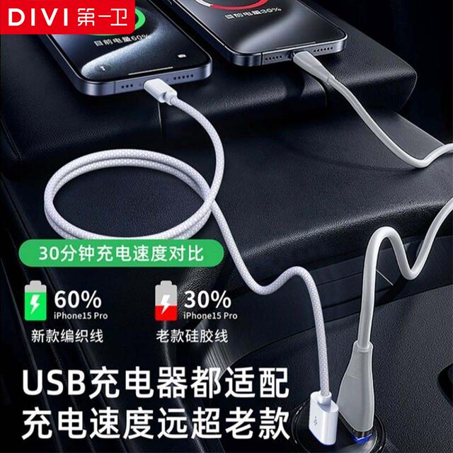 The first guard is suitable for Apple 15 car data cable Type-C mobile ...