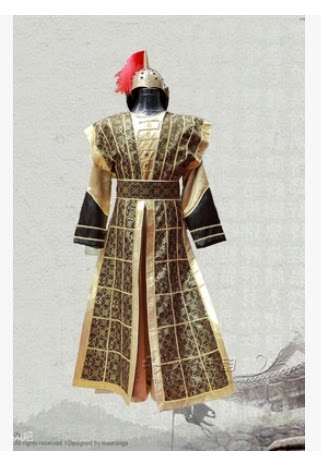 Ancient film and television drama costume Three Kingdoms general armor ...