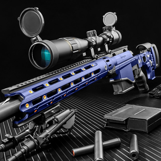 Jet Eagle msr soft bullet gun awm gun toy can throw away m24 simulation Remington metal adult ...