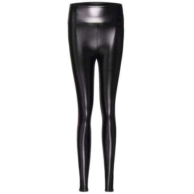 Velvet, thickening and lengthening, thin matte leather pants for women ...