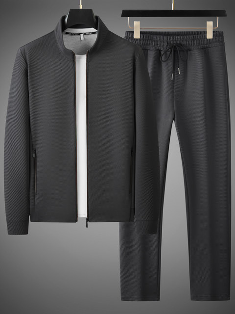 Spring new light luxury simple casual suit for men's comfortable micro ...