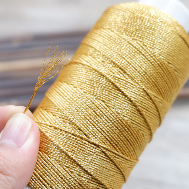 Gold thread silver thread large roll gold and silver strand diy ...