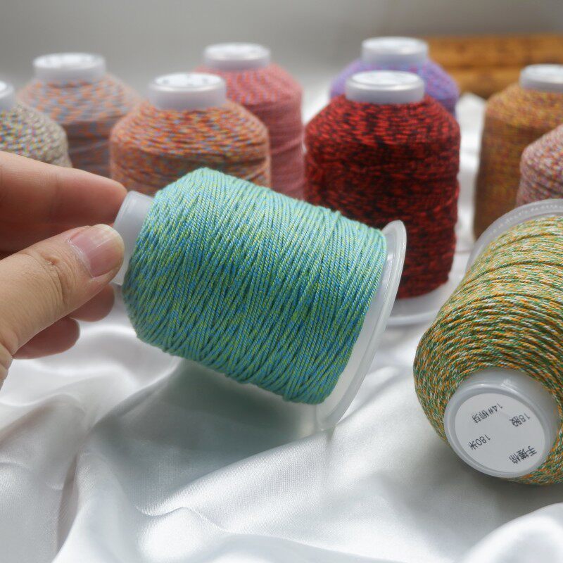 Mongolian and Tibetan hand-rolled cotton thread, non-elastic, wear ...