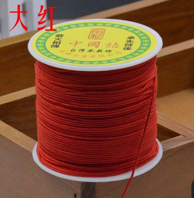 Chengxin brand encryption No. 72 jade wire diy hand braided wire red ...