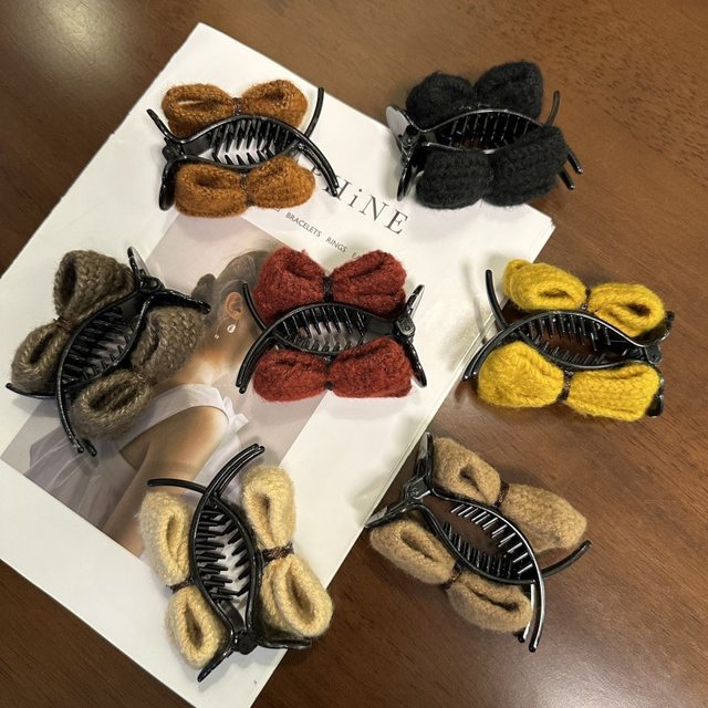 Elegant pill head grasping clip clip high ponytail fixing artifact ...