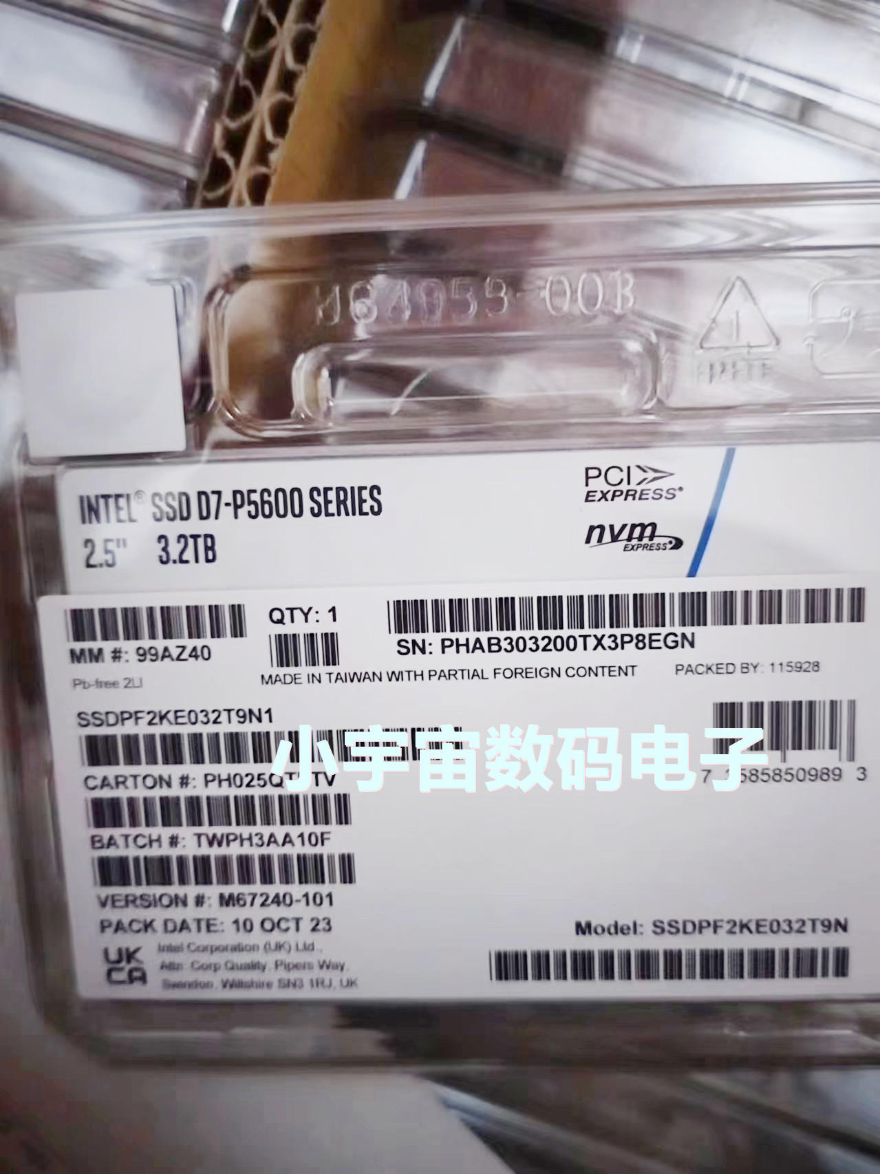 全新 Intel/英特尔 P5600 3.2T U2 4.0固态硬盘SSDPF2KE032T9N1-淘宝网