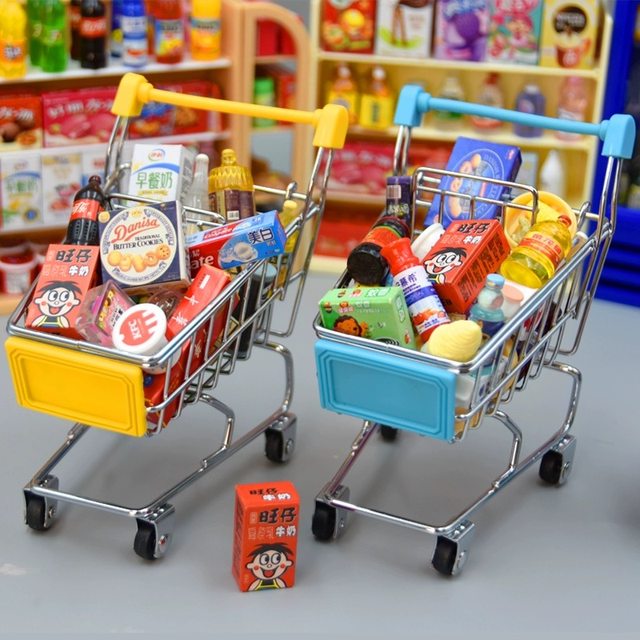 Mini simulation small items small supermarket toys full set of gadgets ...