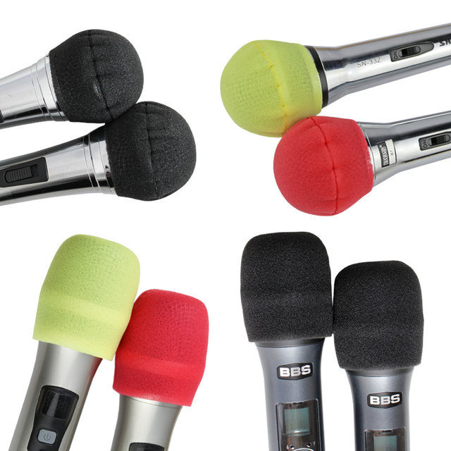 KTV microphone cover sponge disposable microphone cover spray-proof ...